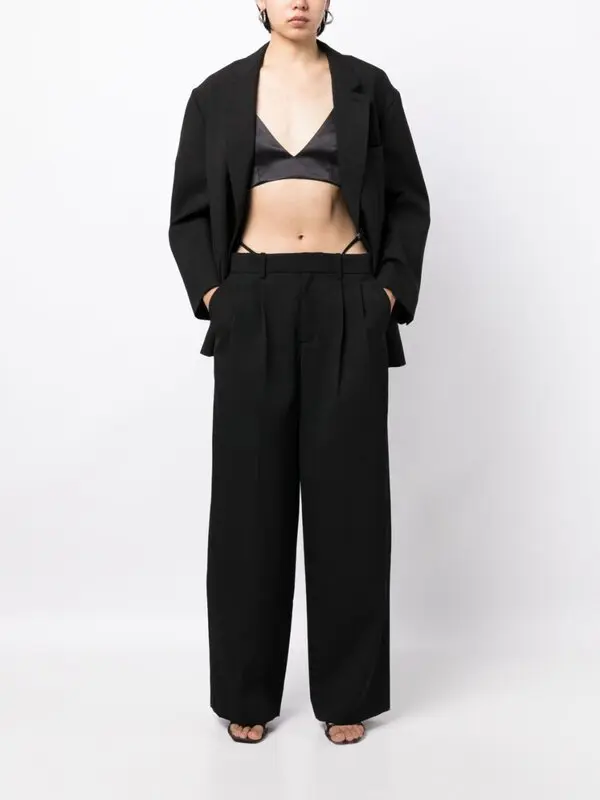 Alexander Wang Layered Wide-leg Trousers