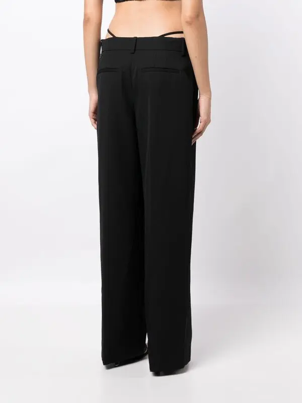Alexander Wang Layered Wide-leg Trousers