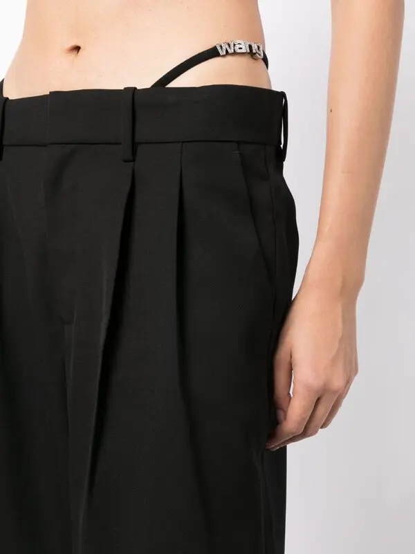 Alexander Wang Layered Wide-leg Trousers