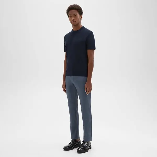 Theory Zaine Printed Pants - Dusty Blue Mel