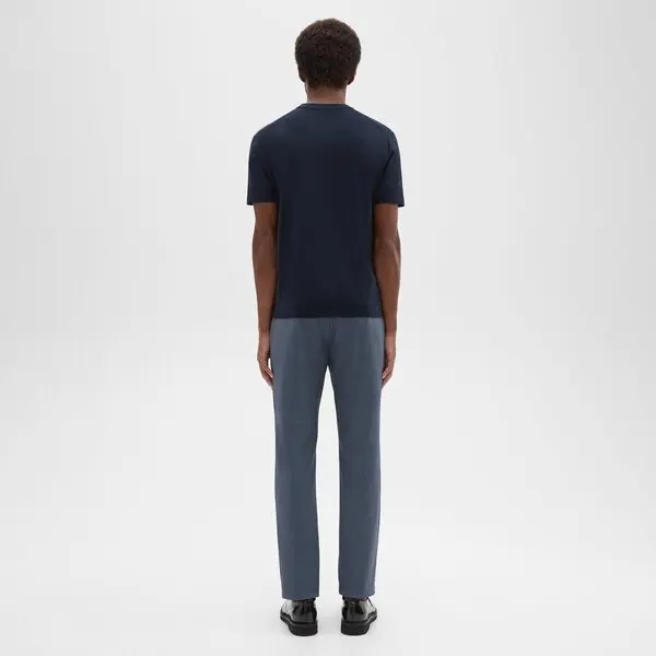 Theory Zaine Printed Pants - Dusty Blue Mel
