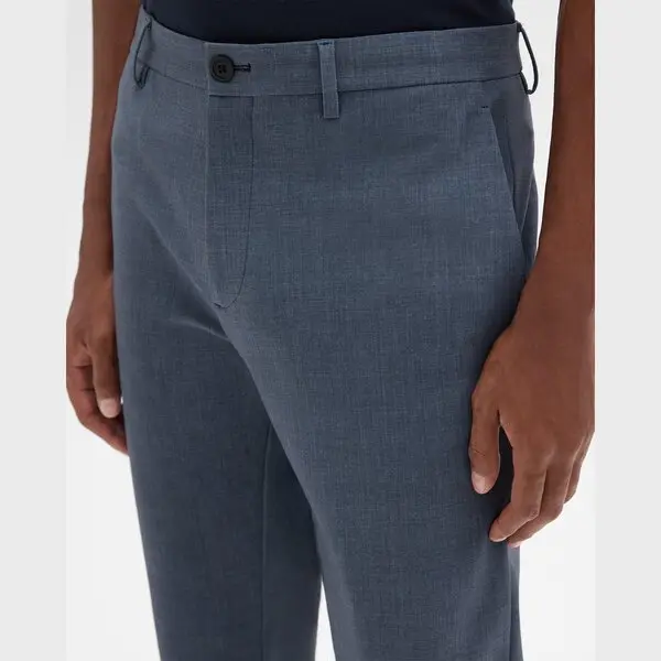 Theory Zaine Printed Pants - Dusty Blue Mel