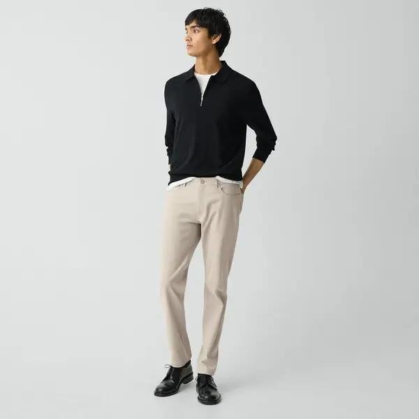 Theory Raffi Neoteric Twill Pant - Oat Milk