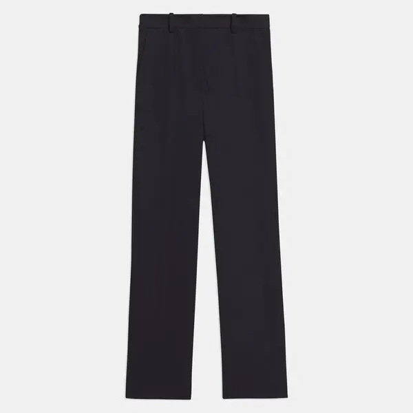 Theory Cropped High-waisted Precision Ponte Pants