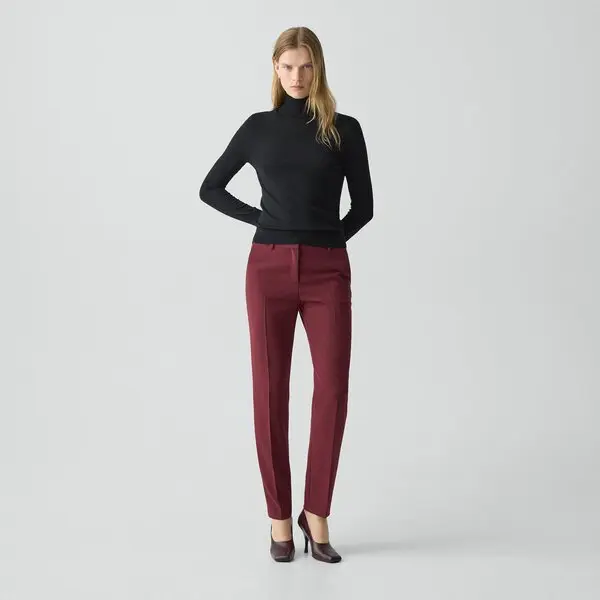 Theory Treeca Full Length Pant - Grenache