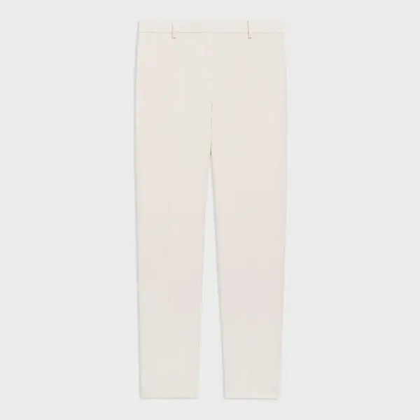 Theory Treeca Full Length Pants In Admiral Crepe - Rice