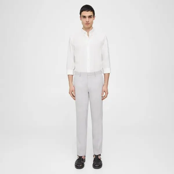Theory Slim Leg Slub Linen Pant