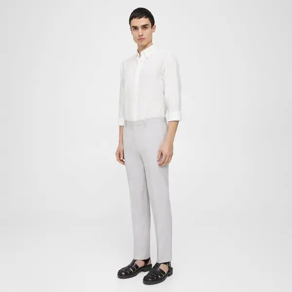Theory Slim Leg Slub Linen Pant