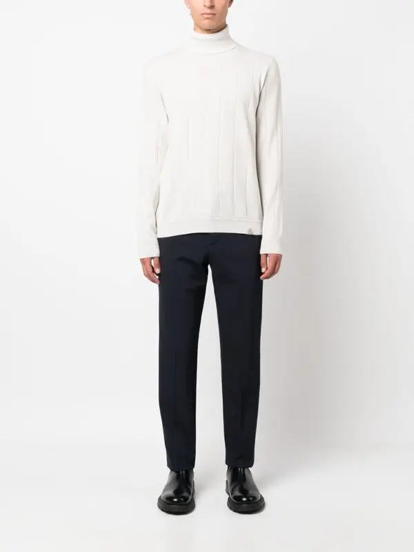 Brioni Roll-neck Cashmere Jumper - Neutrals