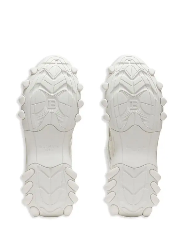 Balmain B-east Monogram Sneakers - Neutrals