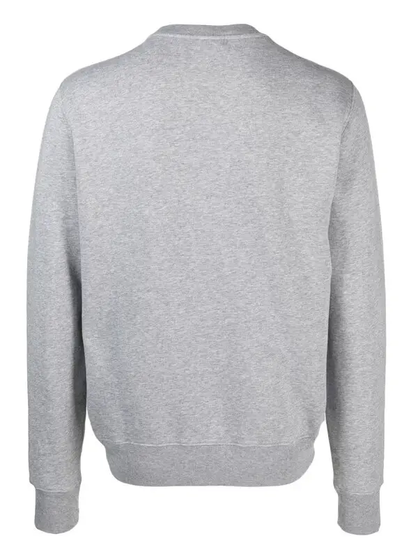 AUTRY Logo-print Cotton Sweatshirt - Grey