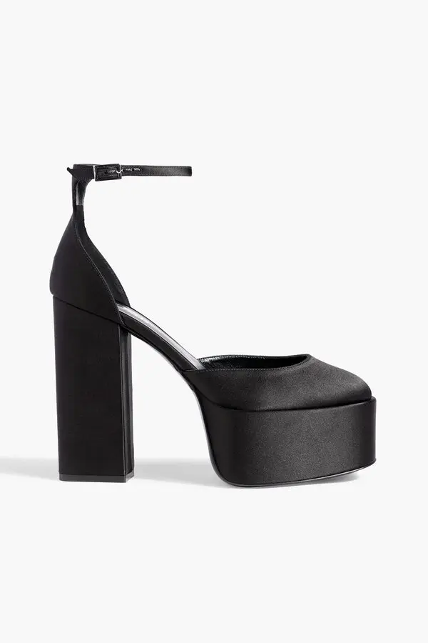 Paris Texas Dalilah Satin Platform Pumps