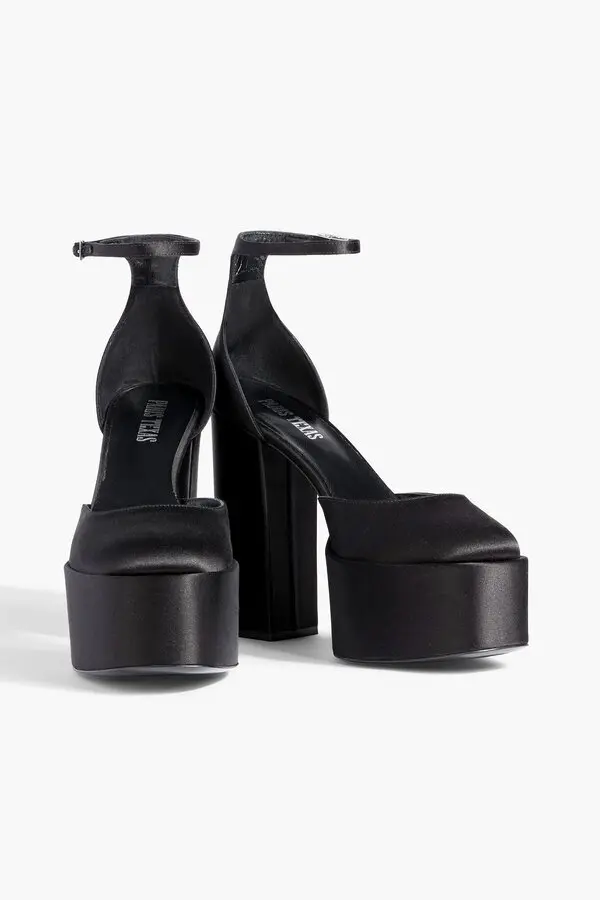 Paris Texas Dalilah Satin Platform Pumps