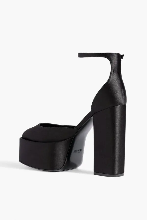 Paris Texas Dalilah Satin Platform Pumps