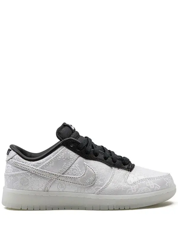 Nike Dunk Low Fragment Design Clot Sneakers - White