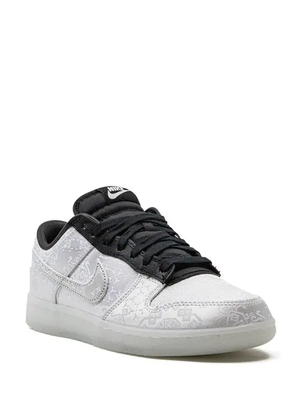 Nike Dunk Low Fragment Design Clot Sneakers - White