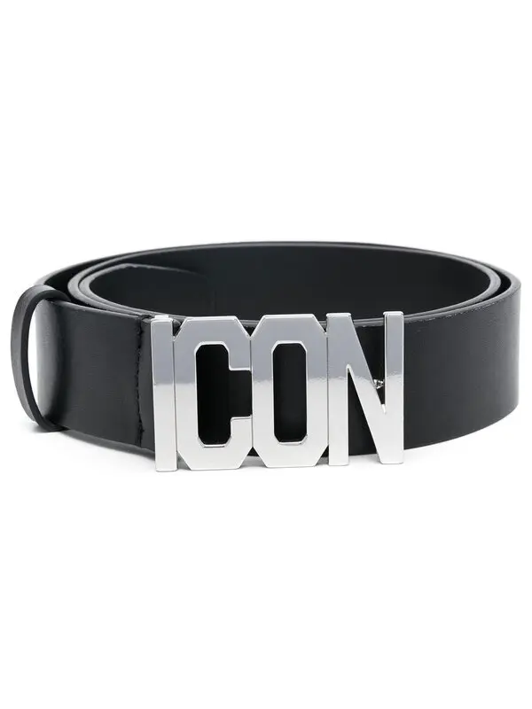 Dsquared2 Icon Leather Belt - Black
