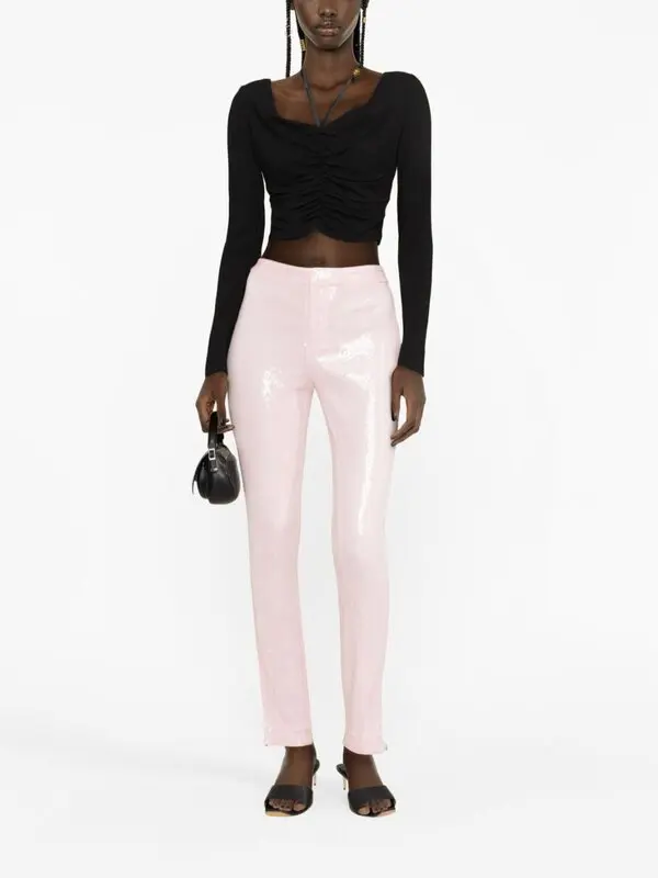 ROTATE BY BIRGER CHRISTENSEN Sequin-embellished Trousers