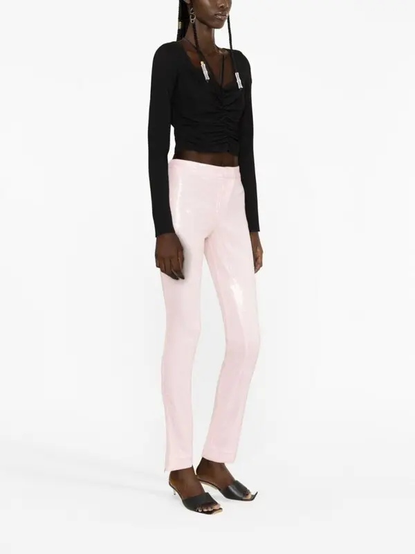 ROTATE BY BIRGER CHRISTENSEN Sequin-embellished Trousers