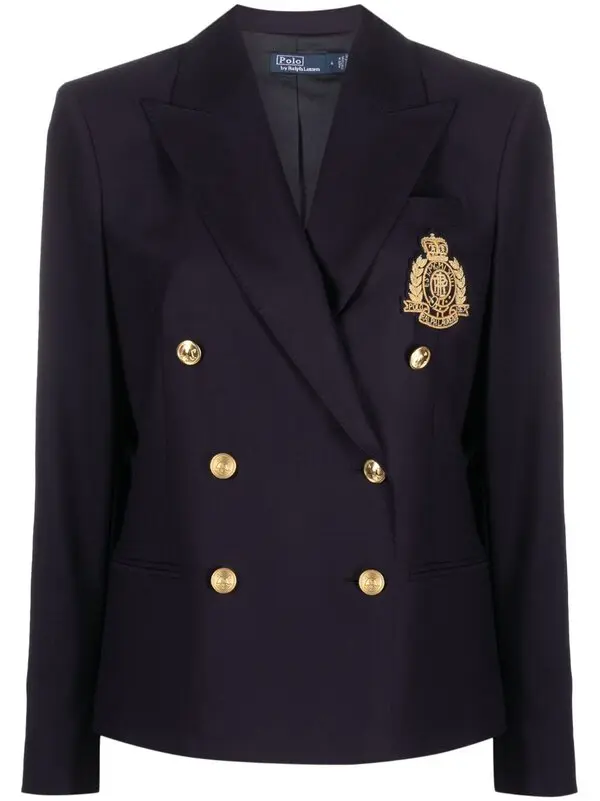 Polo Ralph Lauren Crest-embroidered Blazer