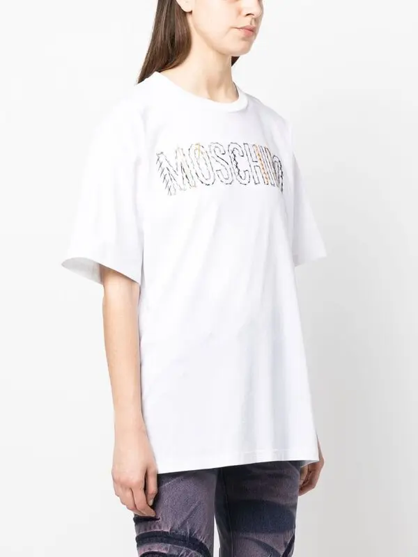 Moschino Embroidered Logo T-shirt