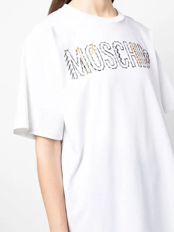 Moschino Embroidered Logo T-shirt