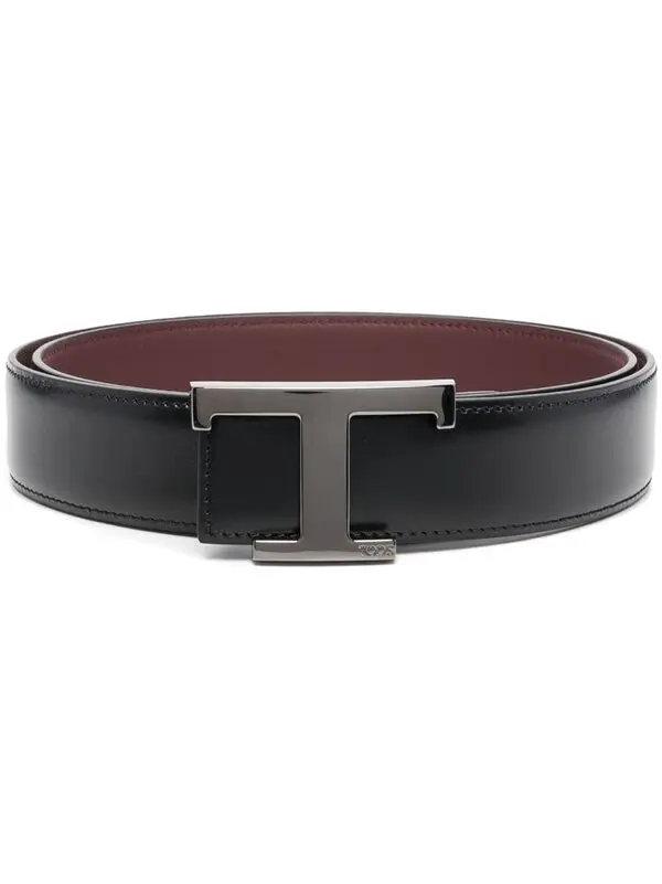 TOD'S Leather Belt - Black