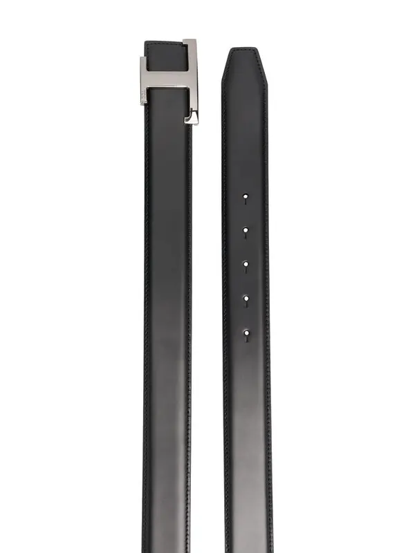 TOD'S Leather Belt - Black