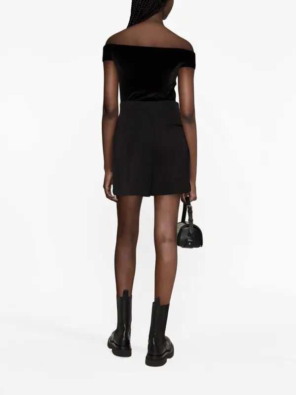 Alexander McQueen Zip-embellished Wool Shorts