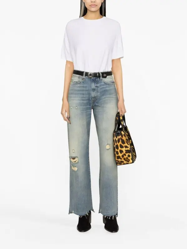 R13 Wayne Wide-leg Jeans - Blue