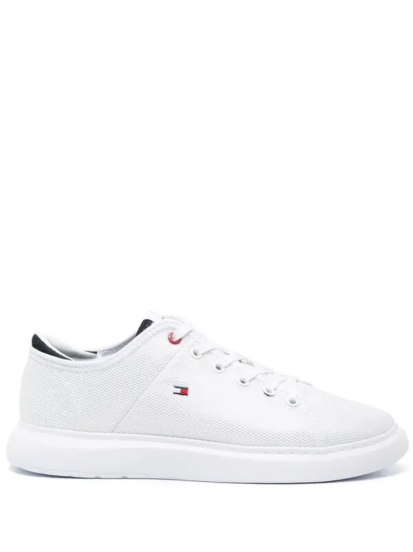 Tommy Hilfiger Embroidered Logo Mesh Low-top Sneakers