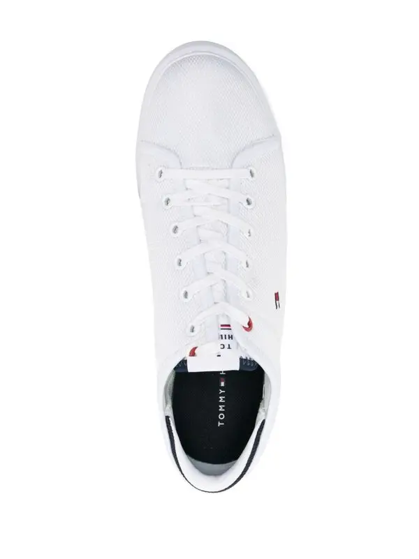 Tommy Hilfiger Embroidered Logo Mesh Low-top Sneakers