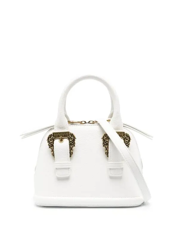 Versace Baroque-buckle Tote - White
