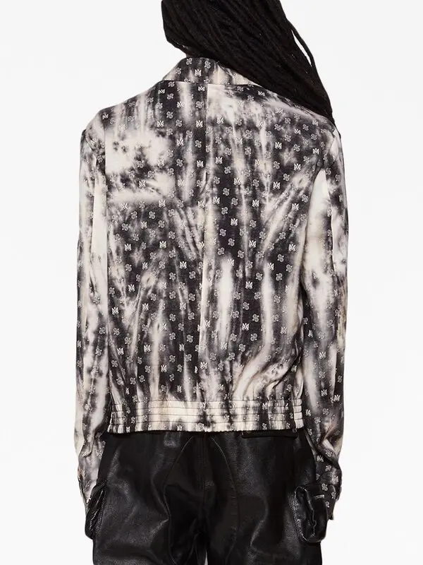 Amiri Monogram-print Wool-blend Jacket