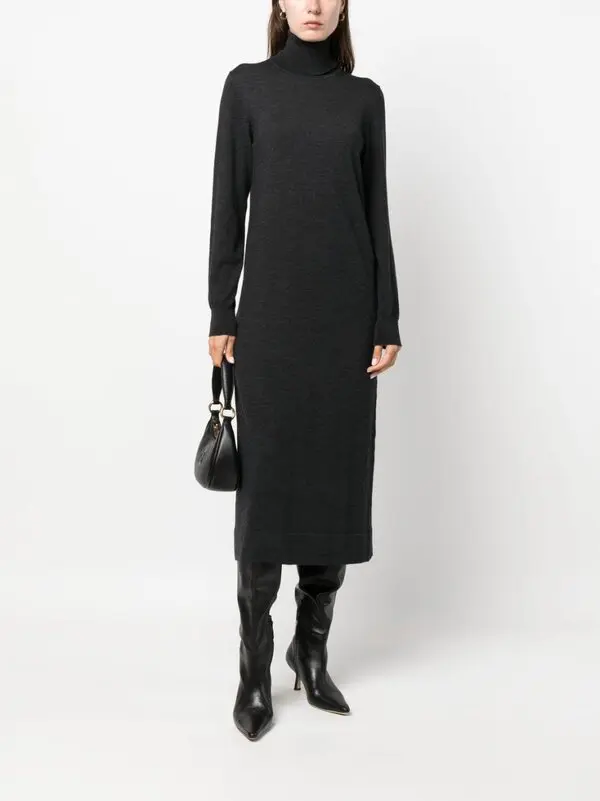 P.a.r.o.s.h Roll-neck Long-sleeved Dress