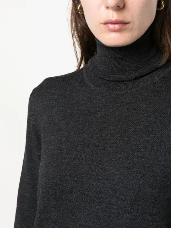 P.a.r.o.s.h Roll-neck Long-sleeved Dress