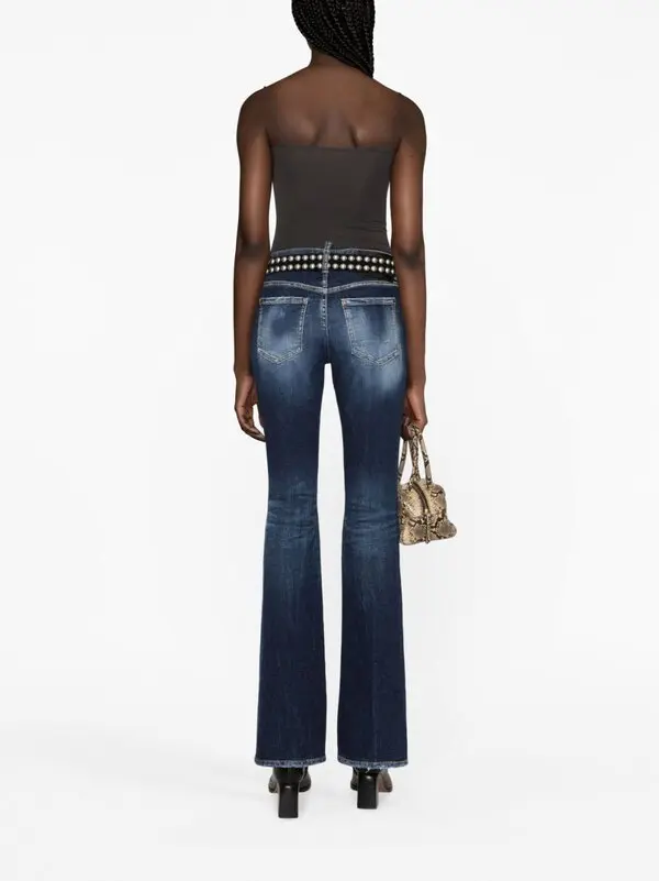 Dsquared2 Distressed Flared Jeans