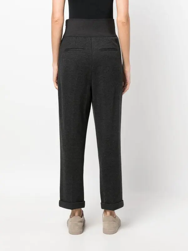 Brunello Cucinelli Pleated Cashmere-blend Trousers