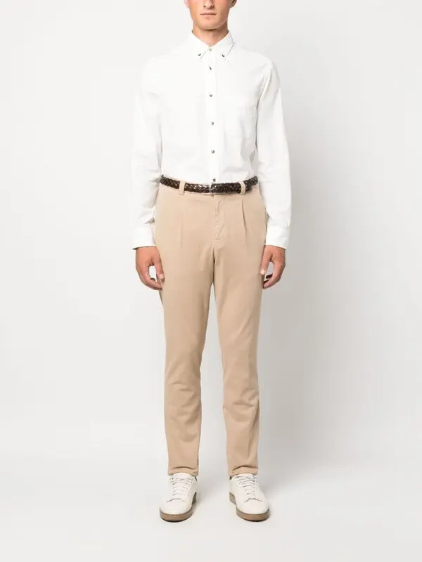 Brunello Cucinelli Tapered Twill Chino Trousers