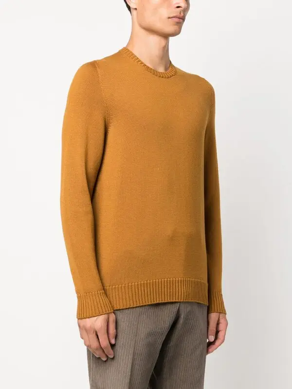 DRUMOHR Crew-neck Merino Jumper - Orange