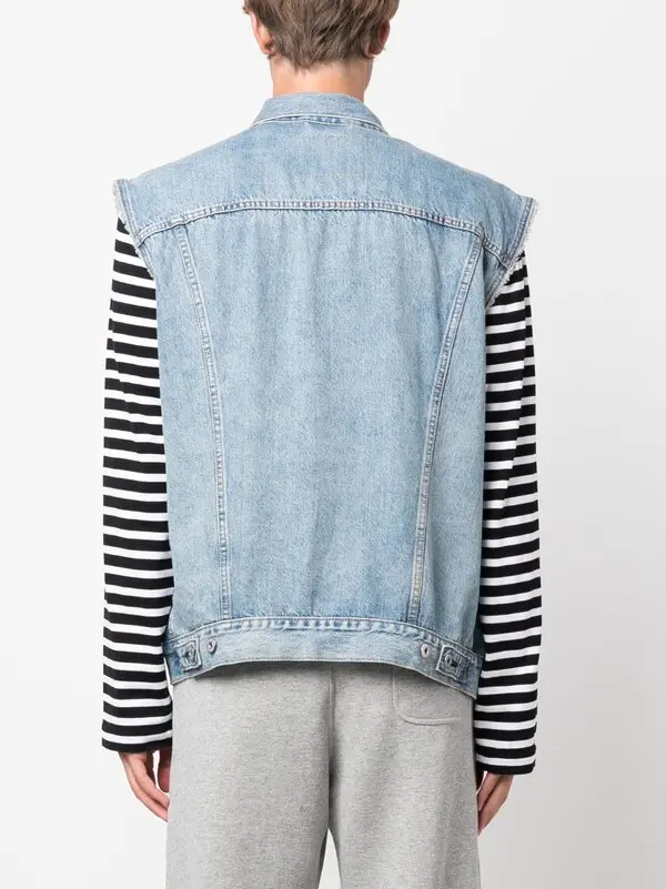 LEVI'S Relaxed Trucker Denim Vest - Blue