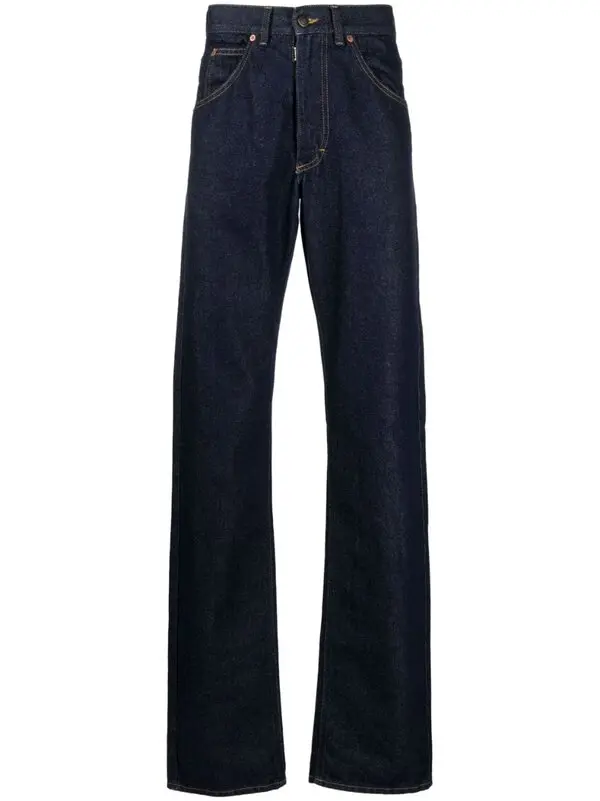 MAISON MARGIELA Mid-rise Straight-leg Jeans - Blue