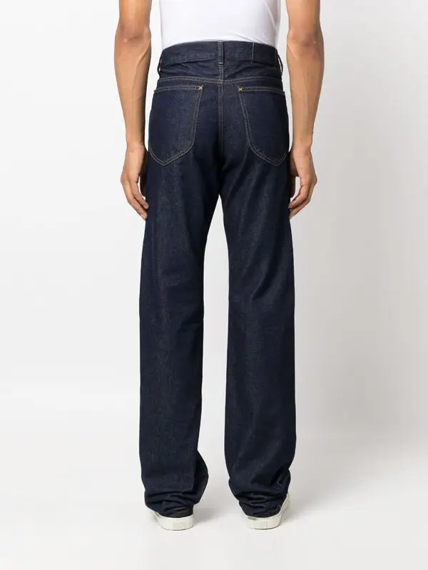 MAISON MARGIELA Mid-rise Straight-leg Jeans - Blue