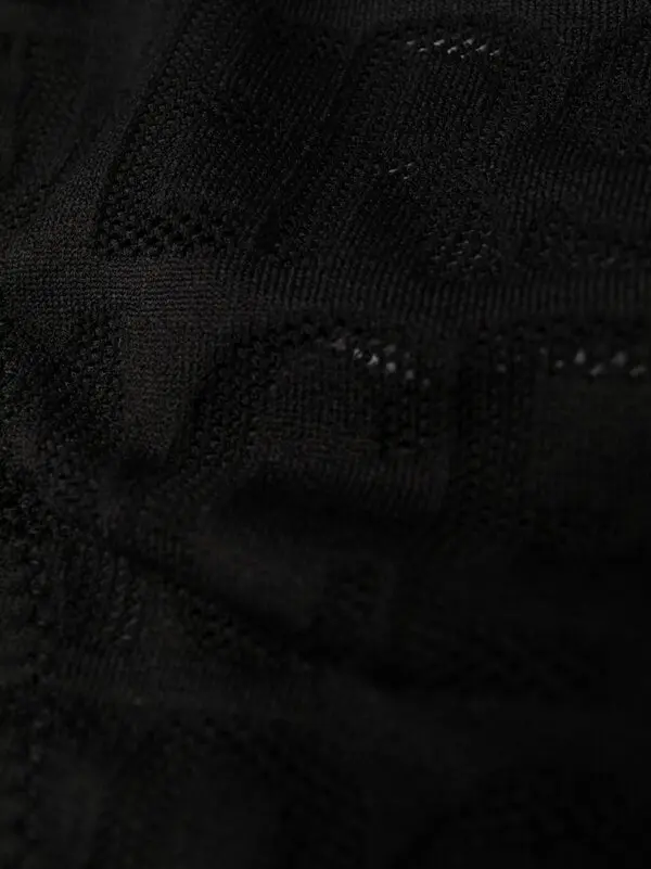 Versace Allover Jacquard Mesh Thong