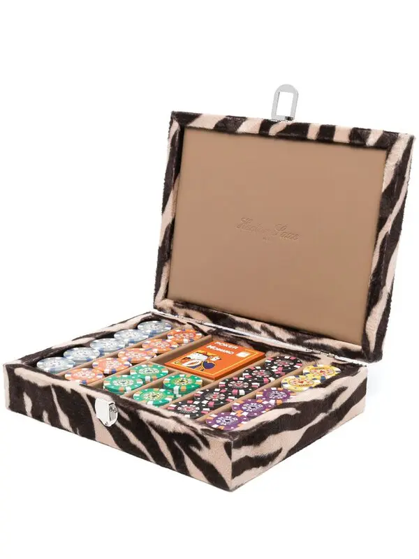 HECTOR SAXE X Browns Poker Set - Brown
