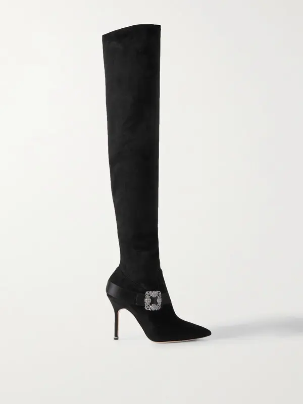 Manolo Blahnik Plinianuthi 105 Over-the-knee Boots