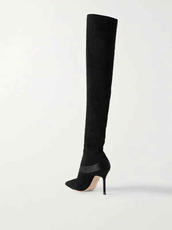 Manolo Blahnik Plinianuthi 105 Over-the-knee Boots