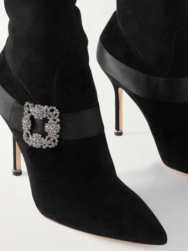 Manolo Blahnik Plinianuthi 105 Over-the-knee Boots