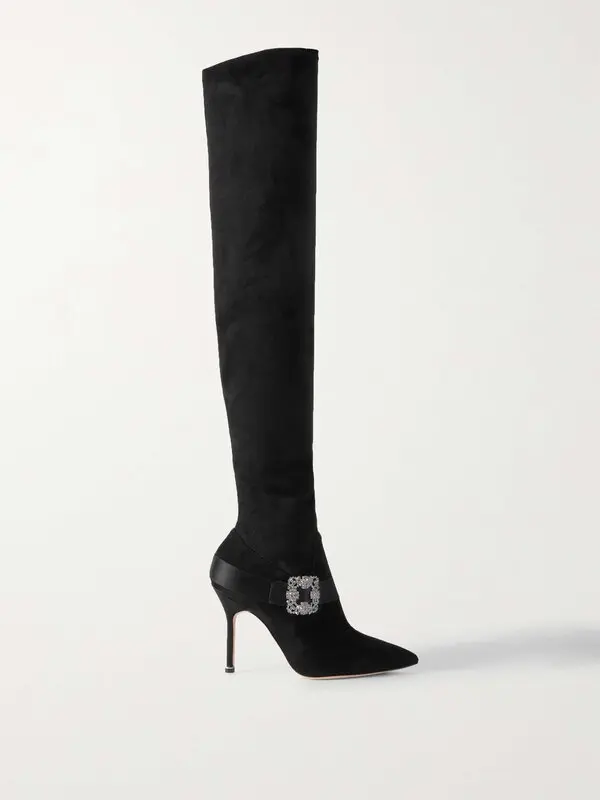 Manolo Blahnik Plinianuthi 105 Over-the-knee Boots
