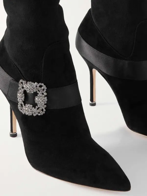 Manolo Blahnik Plinianuthi 105 Over-the-knee Boots